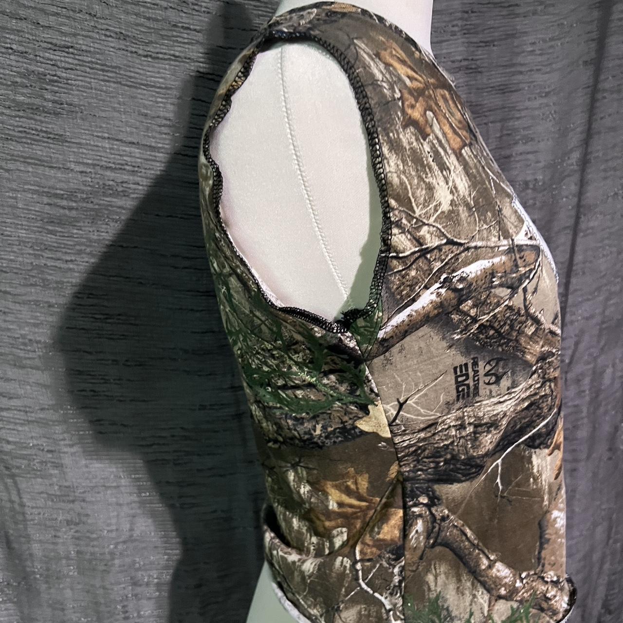 Real tree baby tee sewed by me Disrupt patch on... - Depop