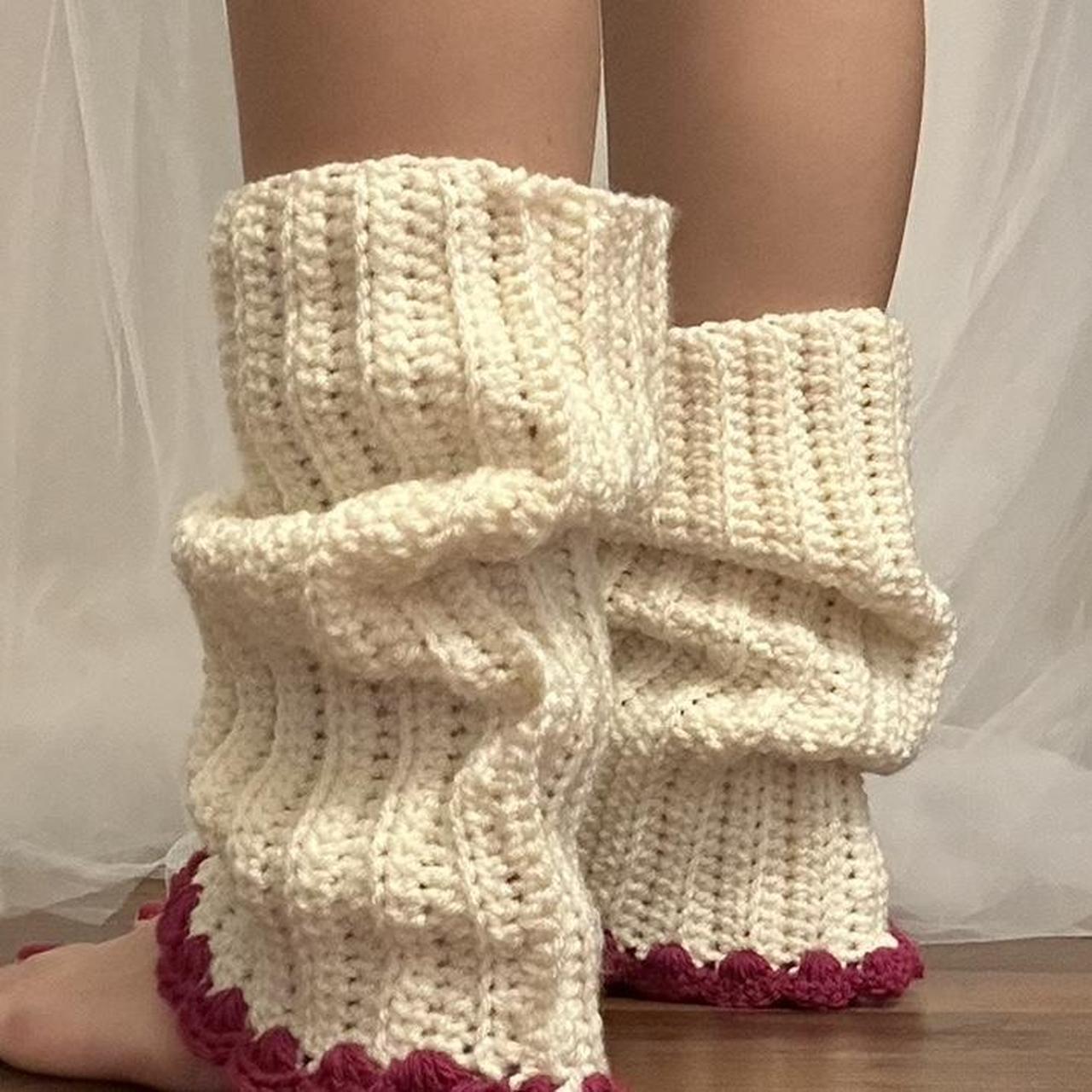 Women's White and Burgundy Accessory | Depop