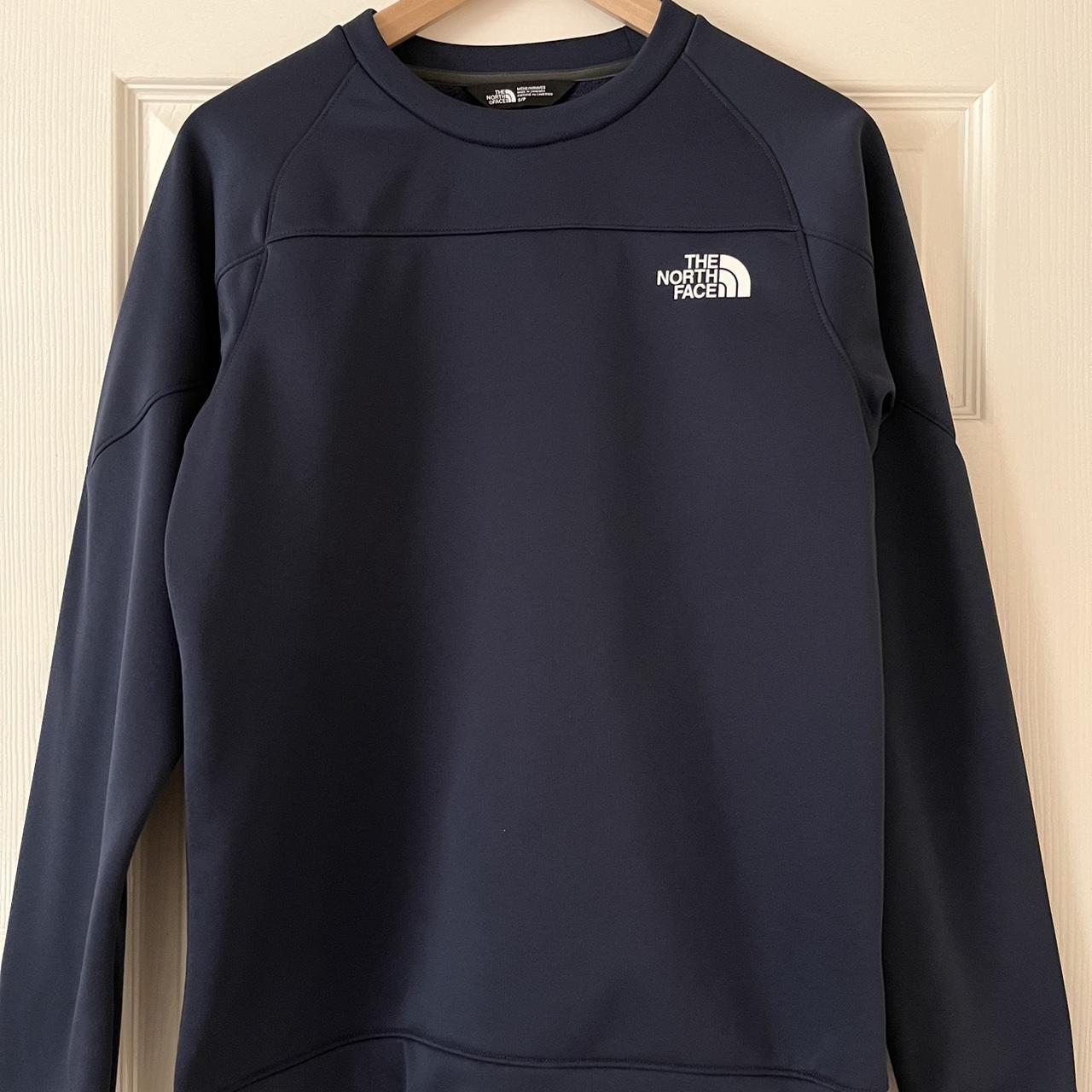 The North Face Men's Navy and Grey Jumper | Depop
