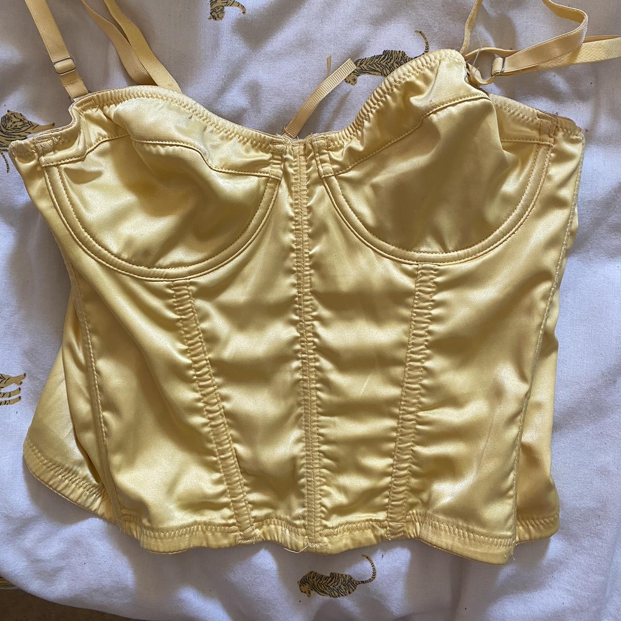Urban outfitters corset top. Slight flaw in second... - Depop