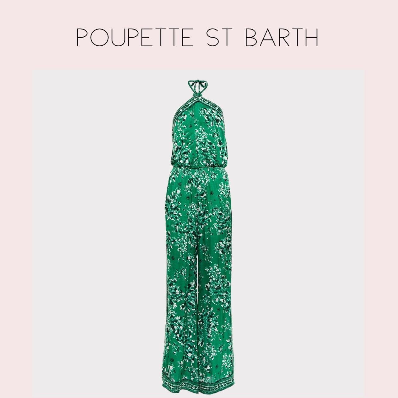Poupette St Barth Women's Green Jumpsuit | Depop