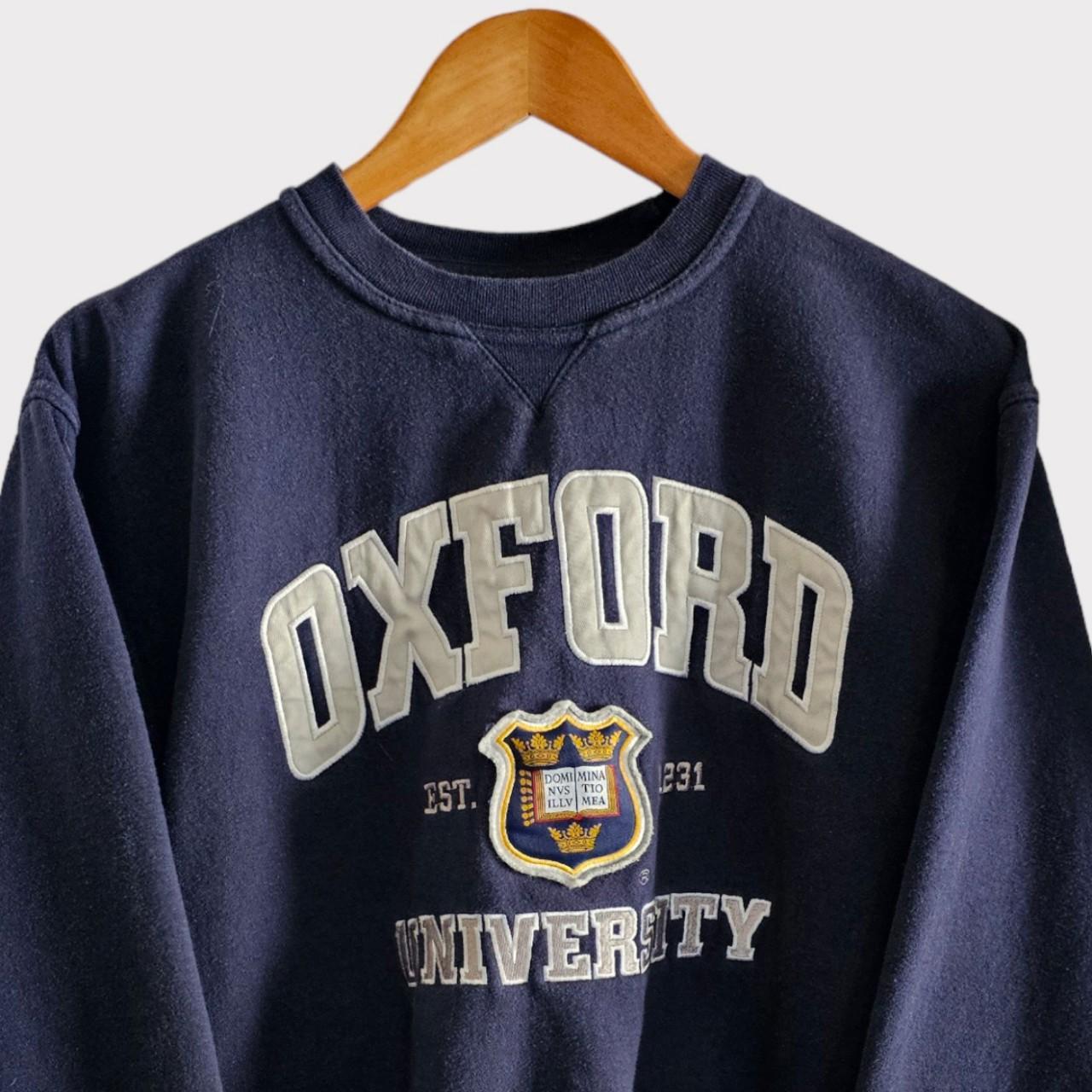 Oxford University sweater blue color size S mens... - Depop