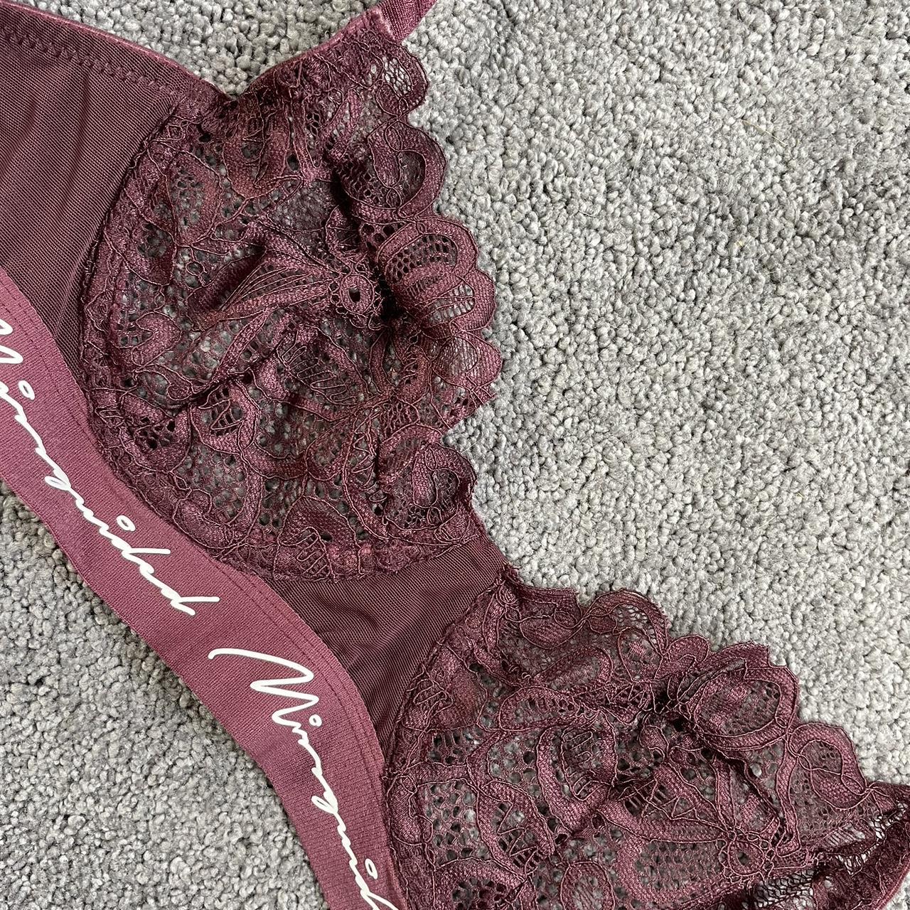 Missguided lace purple bra Perfect condition, never... - Depop