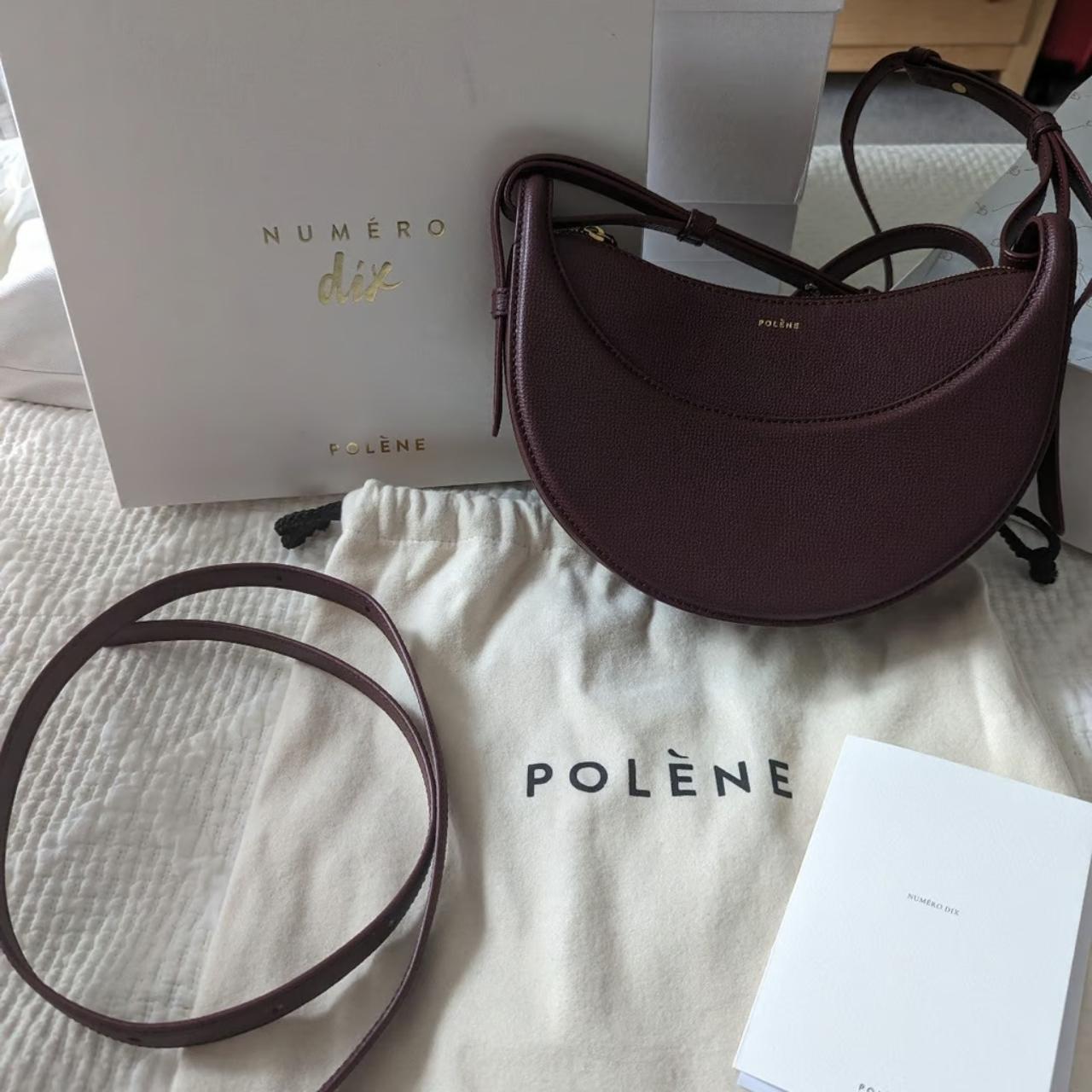 Polene number dix in burgundy gently used but in... - Depop