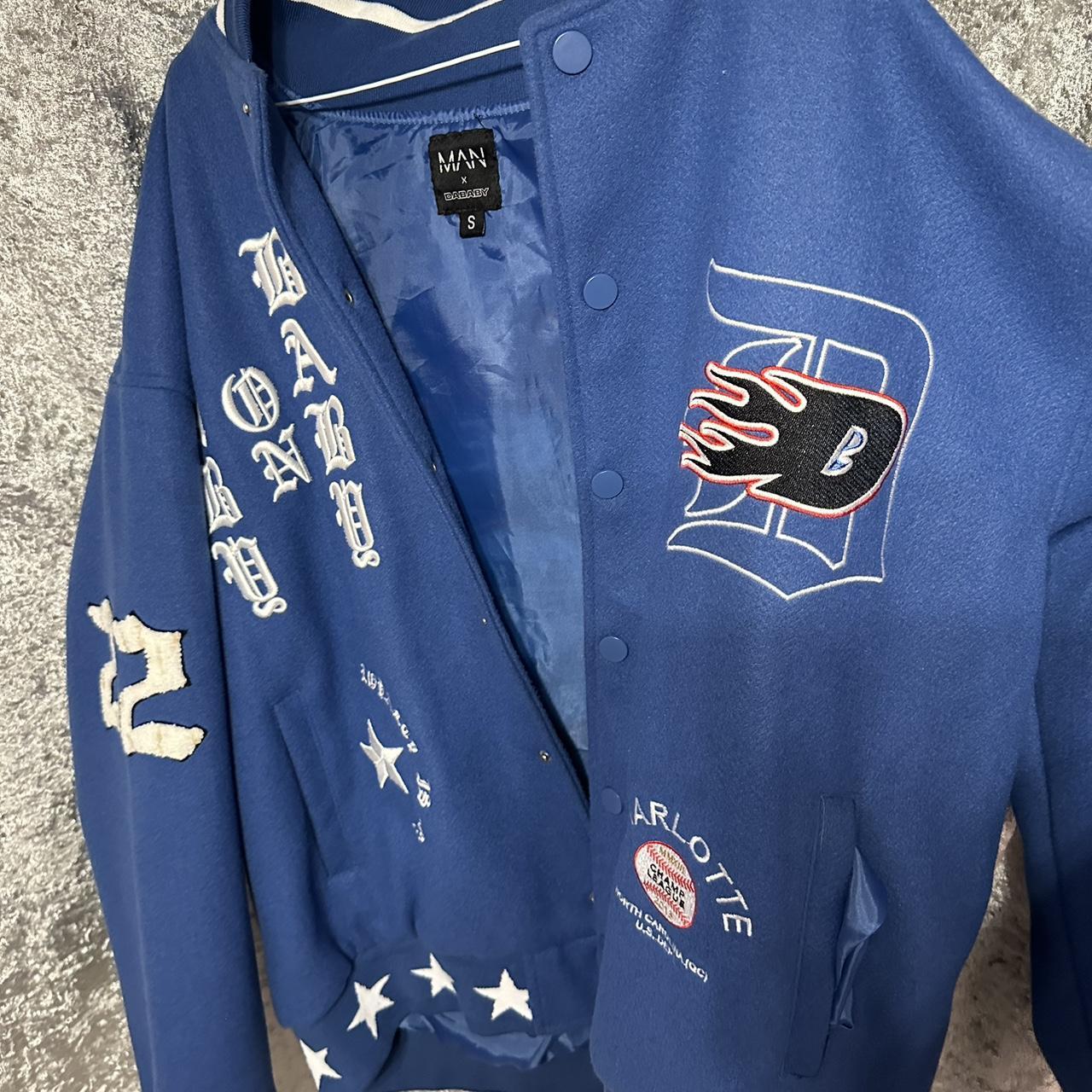 boohooman limited edition DABABY varsity jacket... - Depop