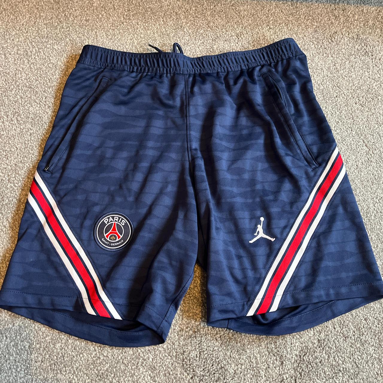 PSG shorts. Think were part of training kit for... - Depop