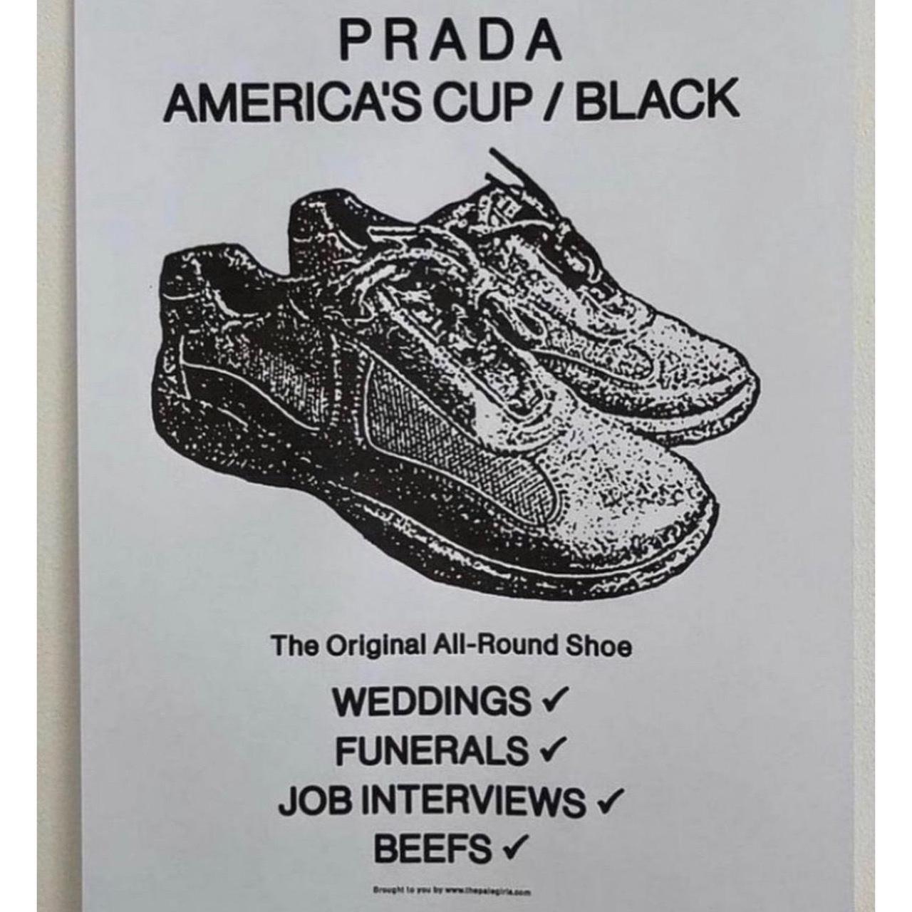Prada America's Cup Rubber Trainers • UK9 US10... - Depop