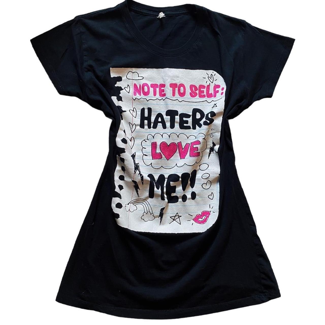 2010S SCENE EMO HATERS GRAPHIC TEE SZ M💕♡ ♡... - Depop