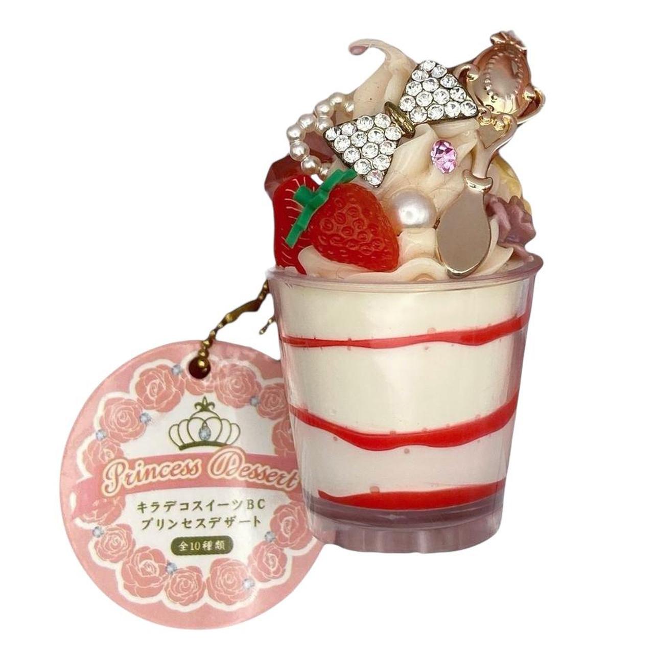 2000s Japan Decoden Sweets Keychain - Strawberry... - Depop