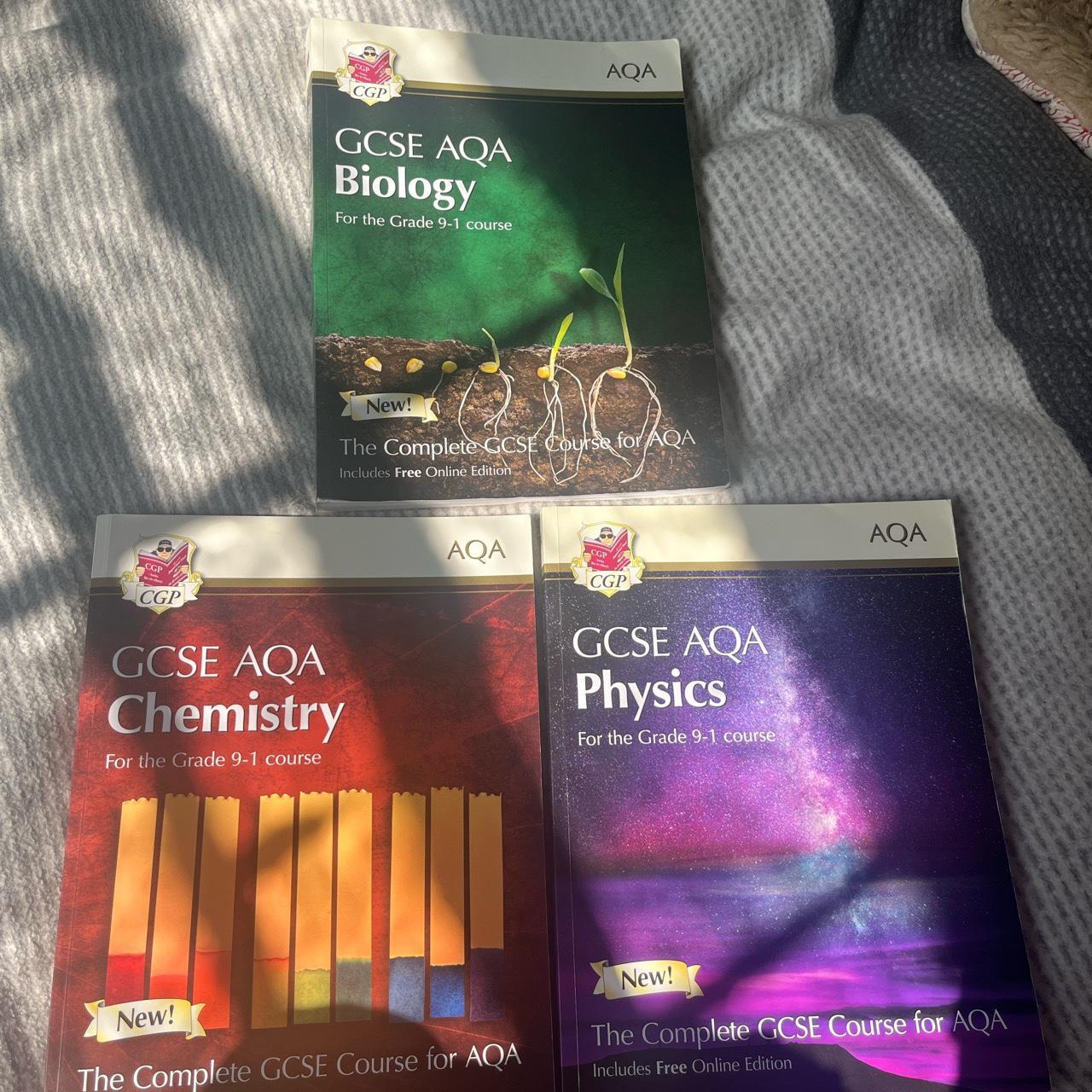 CGP AQA GCSE biology, chemistry and physics (triple... - Depop