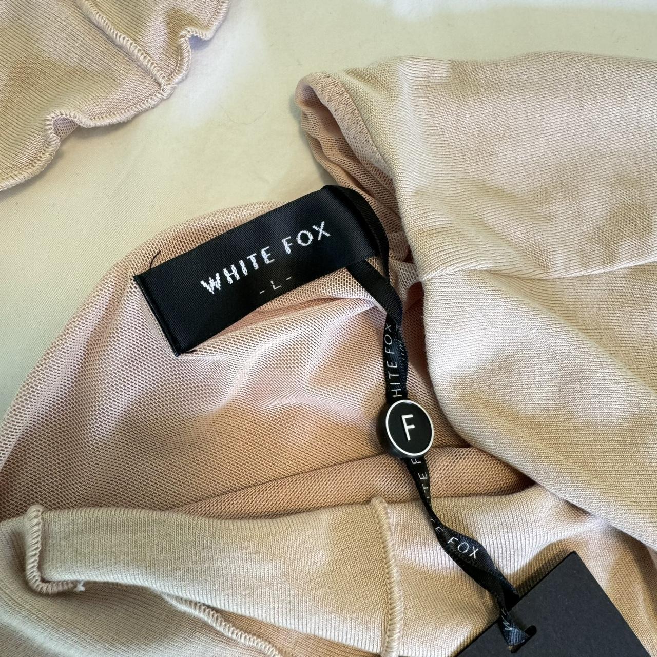 White fox set The skirt is a size L and the top is... - Depop