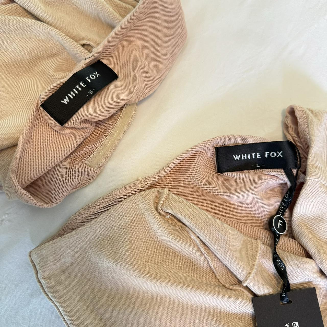 White fox set The skirt is a size L and the top is... | Depop