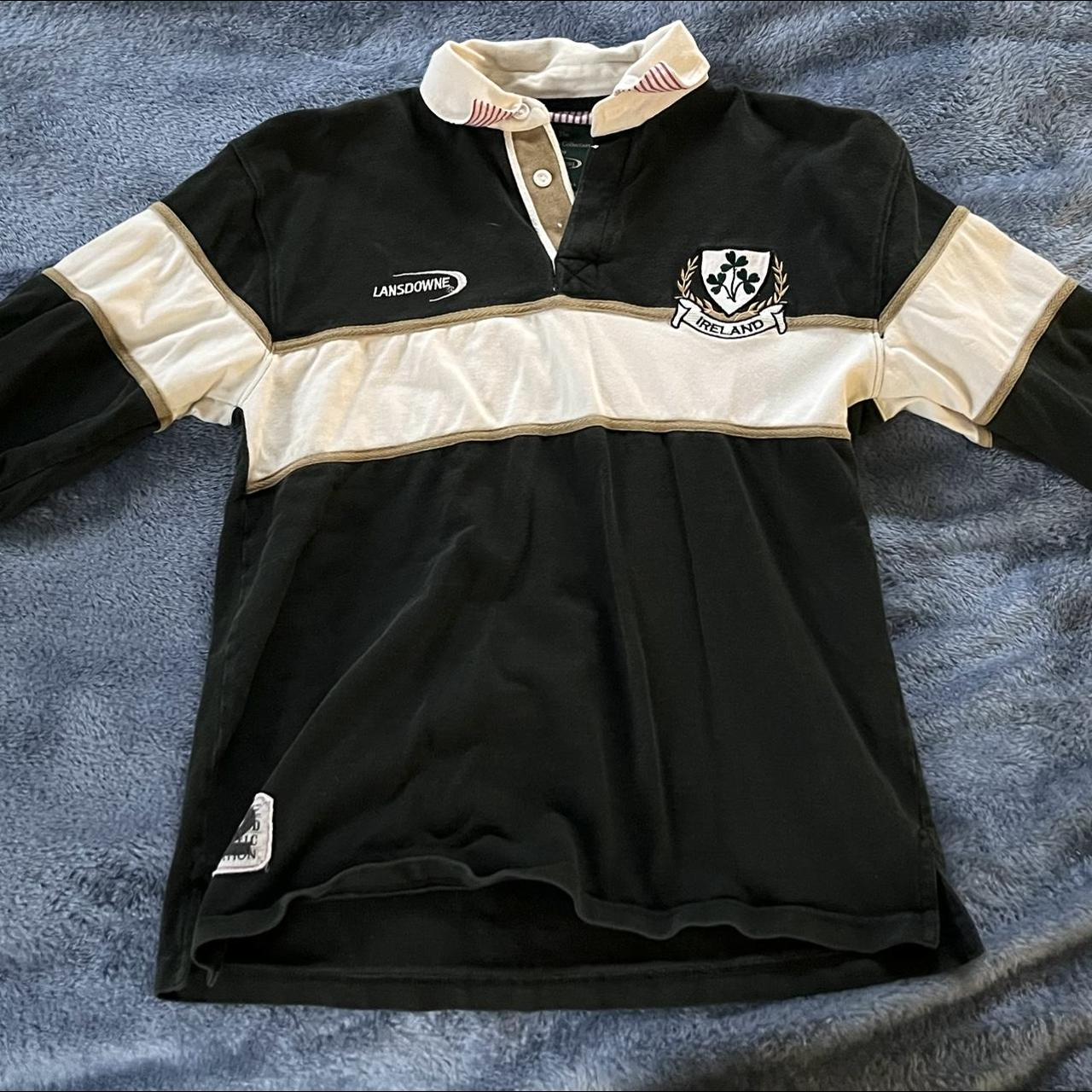 Vintage pine green Ireland rugby shirt Hasn't been... - Depop