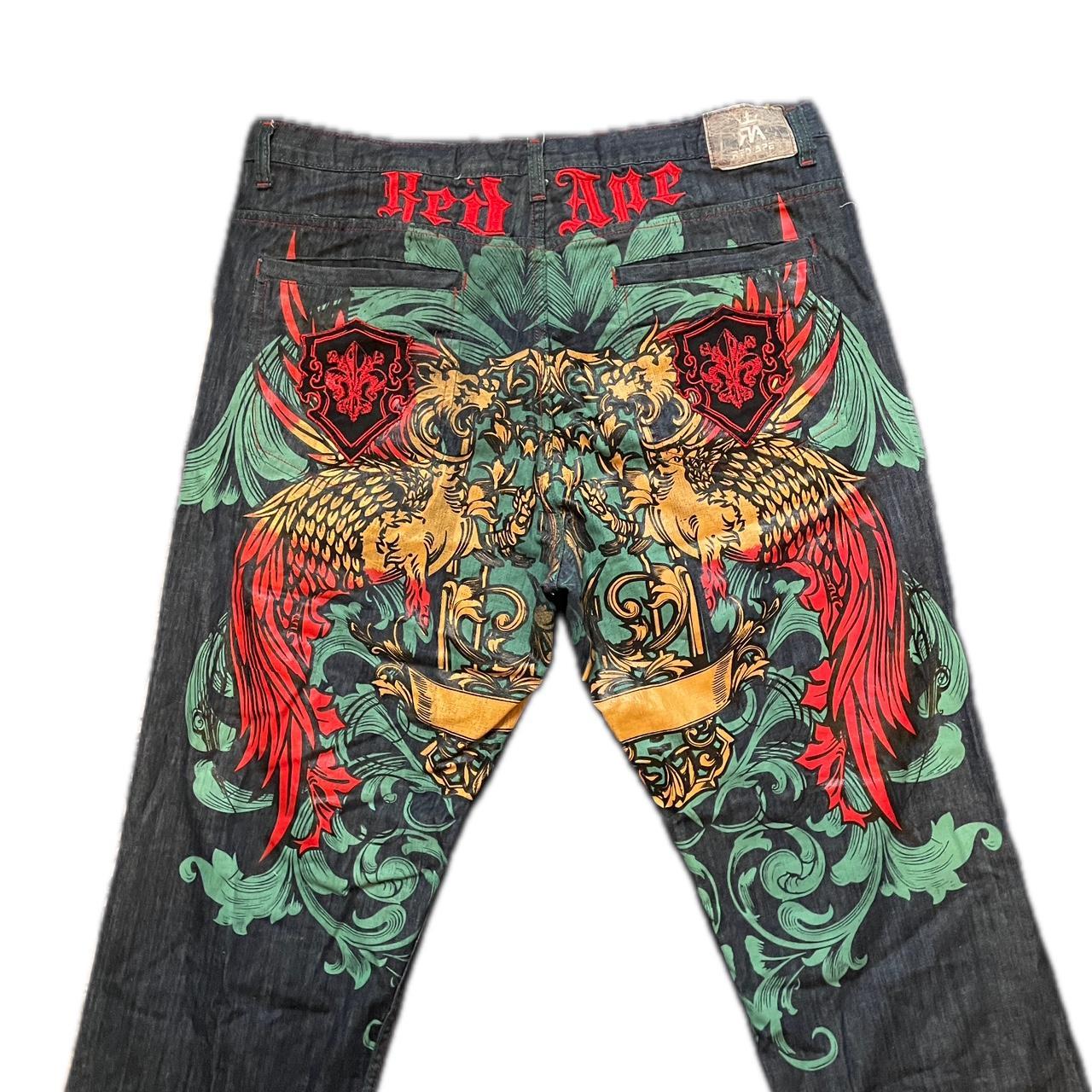red ape skater jeans the holes in the waistline for... | Depop