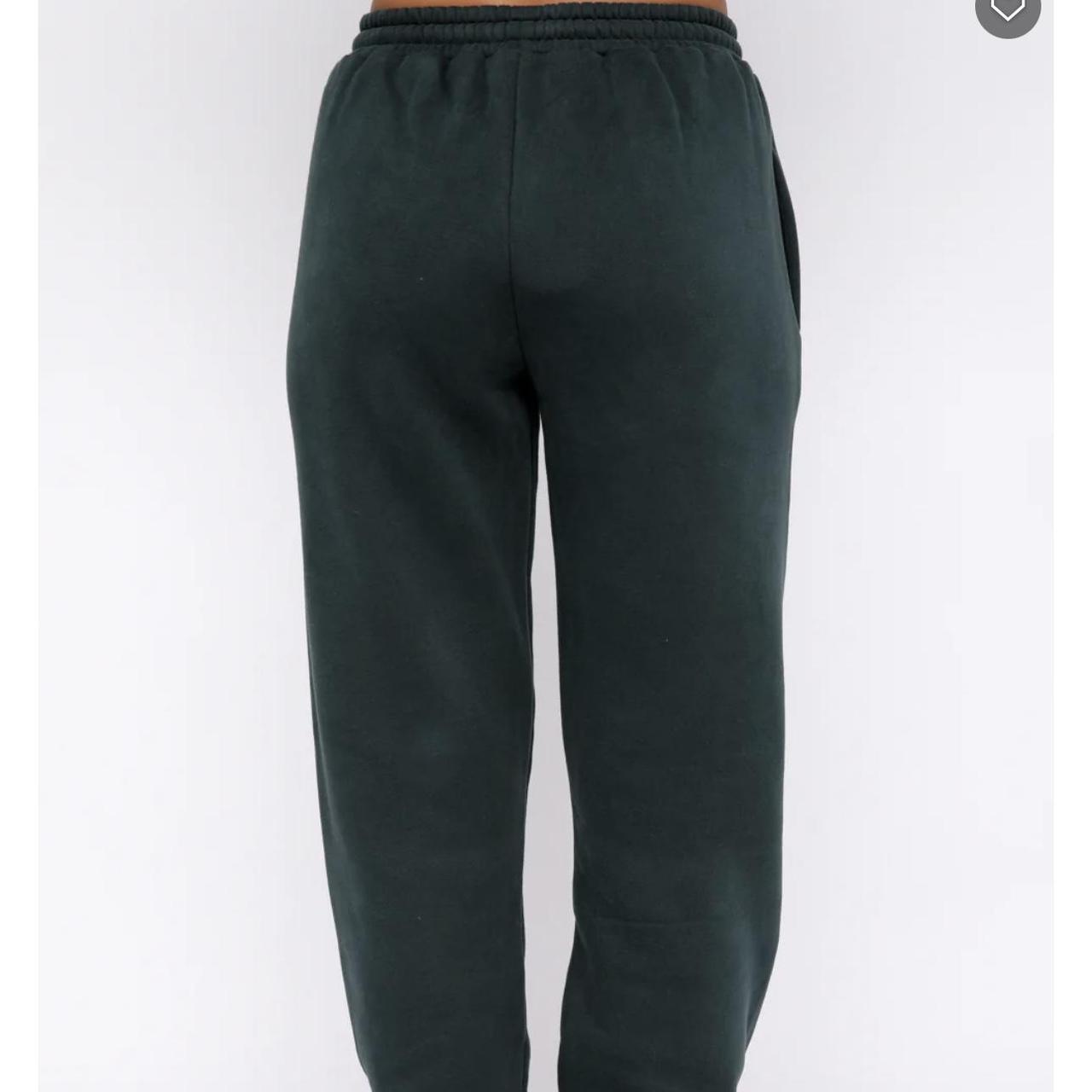 White Fox Boutique Clover Tracksuit Pants. Size Medium. - Depop