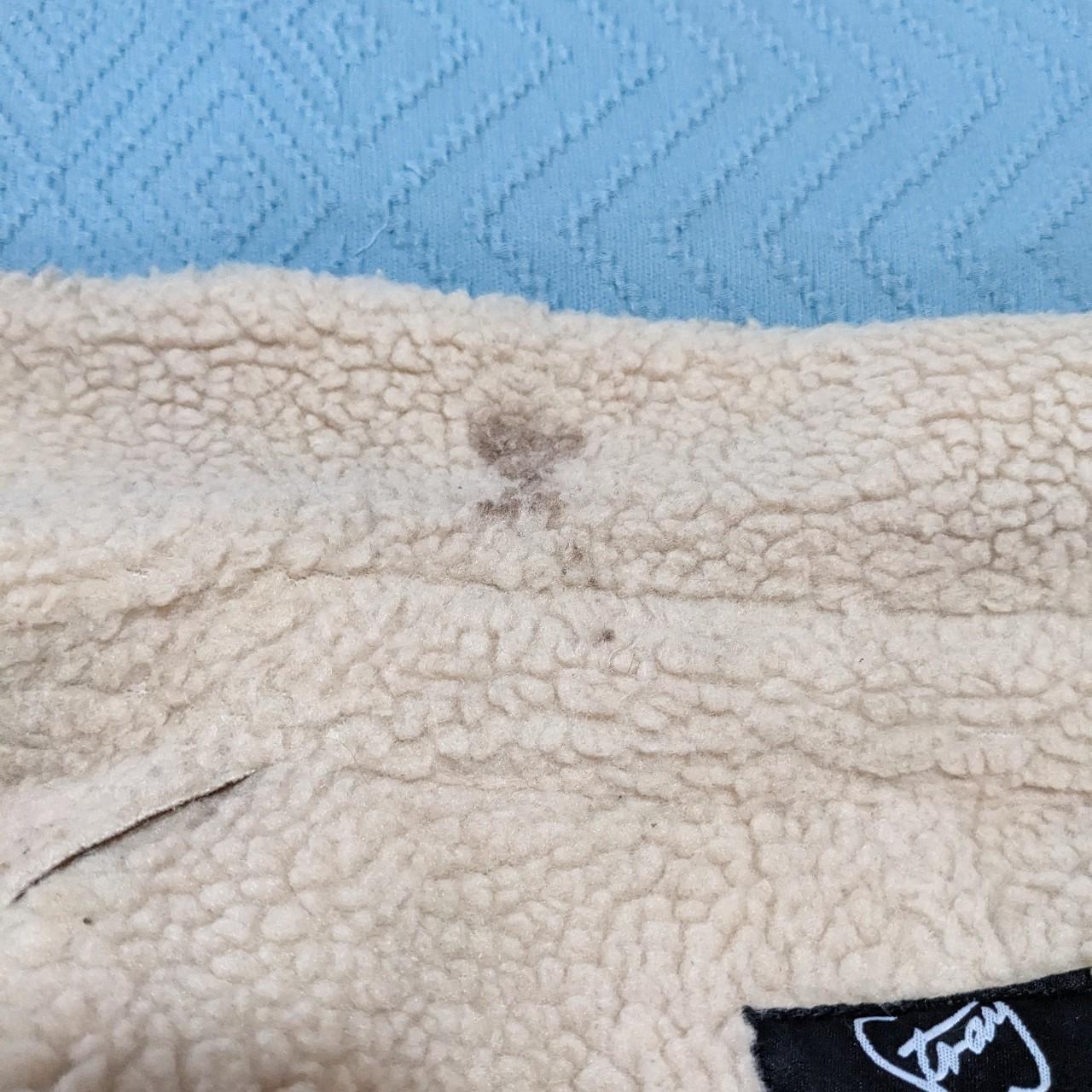 Faux sheepskin lined suede jacket. Really warm.... - Depop