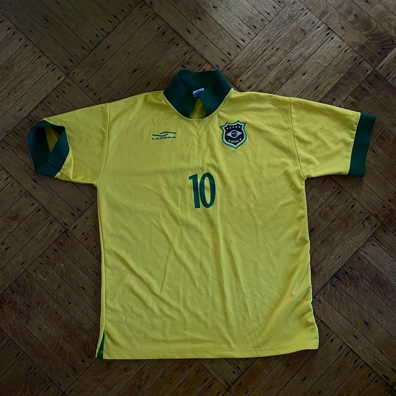 Brazil Lambra vintage iconic number 10 jersey Size... - Depop