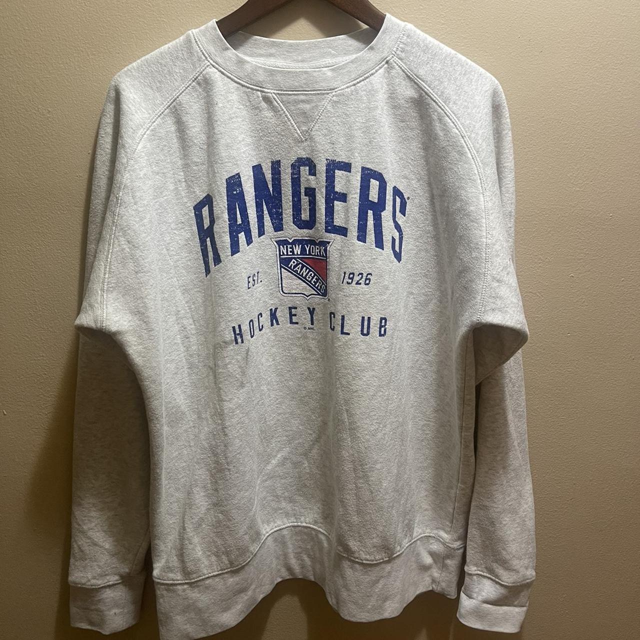 NHL New York Rangers Sweater..Large..24x28 - Depop