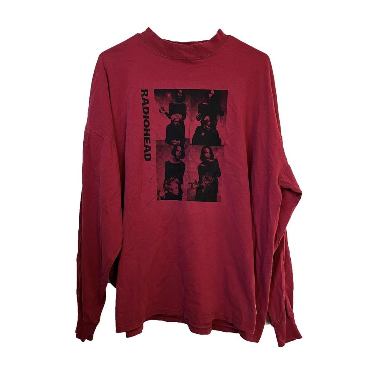 radiohead longsleeve fits xl vintage blank - Depop