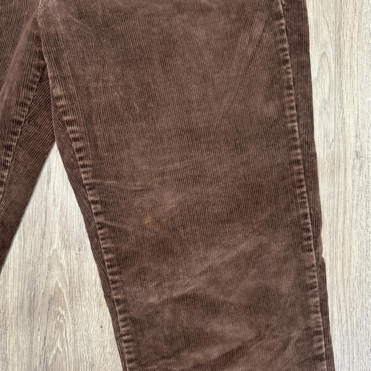 Levis brown corduroy straight leg pants 8 M size... - Depop