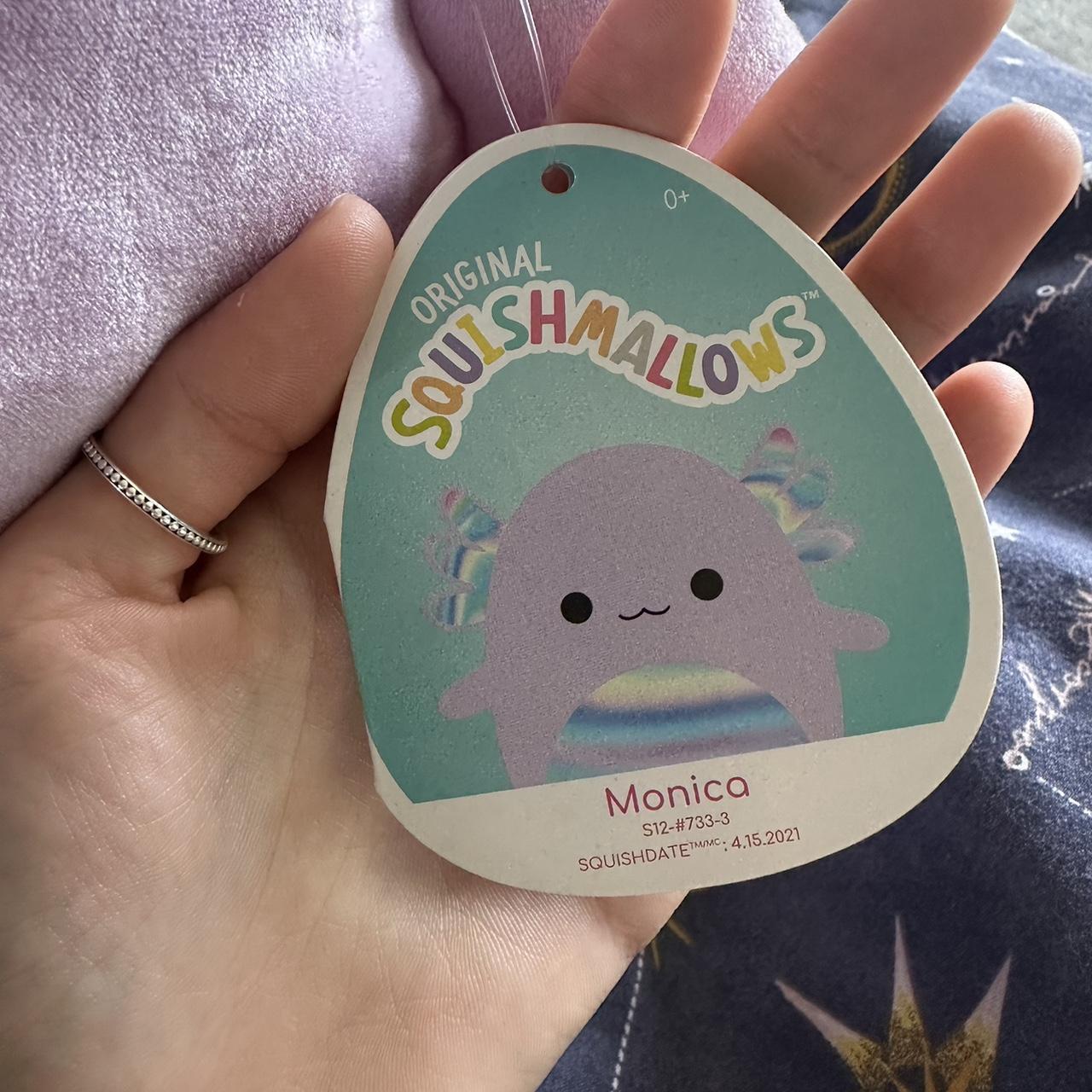 Squishmallow Monica Smoke free home Tag is still... - Depop