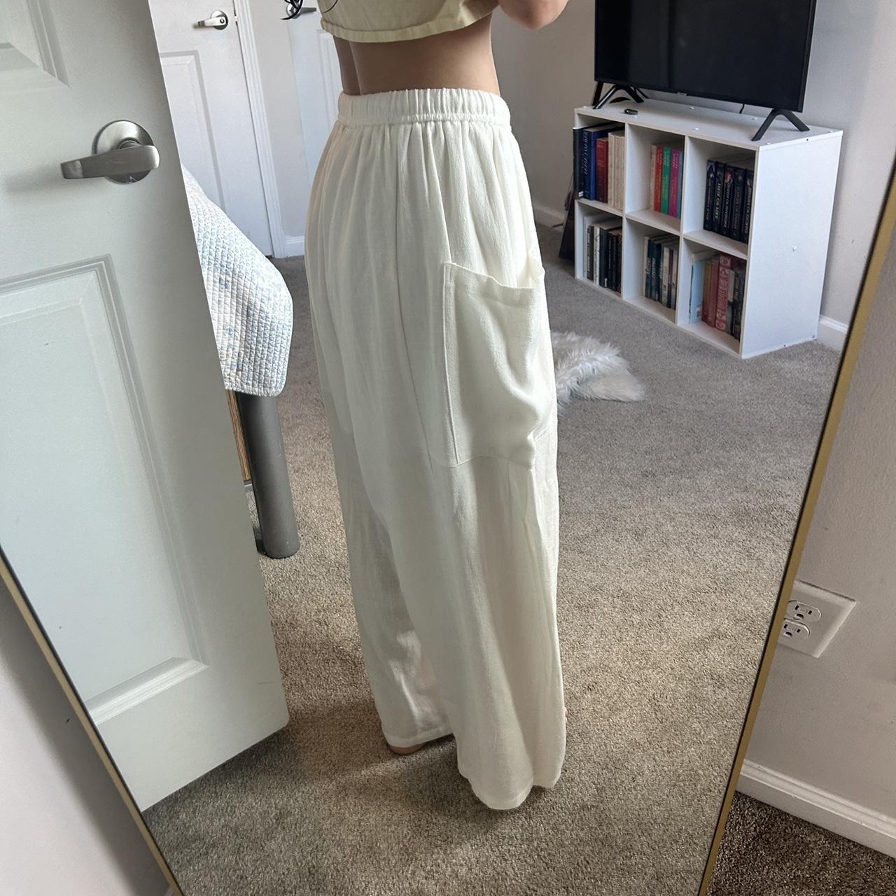 Free People Quinn Pant Dupe Got off amazon Linen pants - Depop