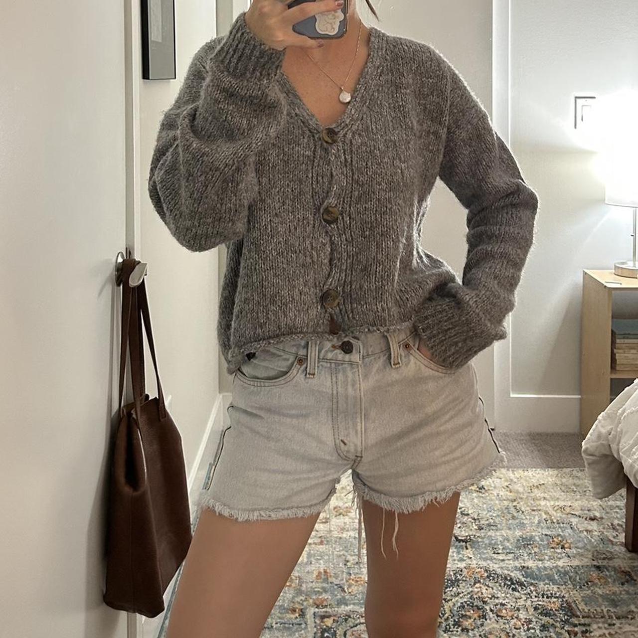 Cozy gray urban cardigan 🩶 Soo soft and perfect for... - Depop