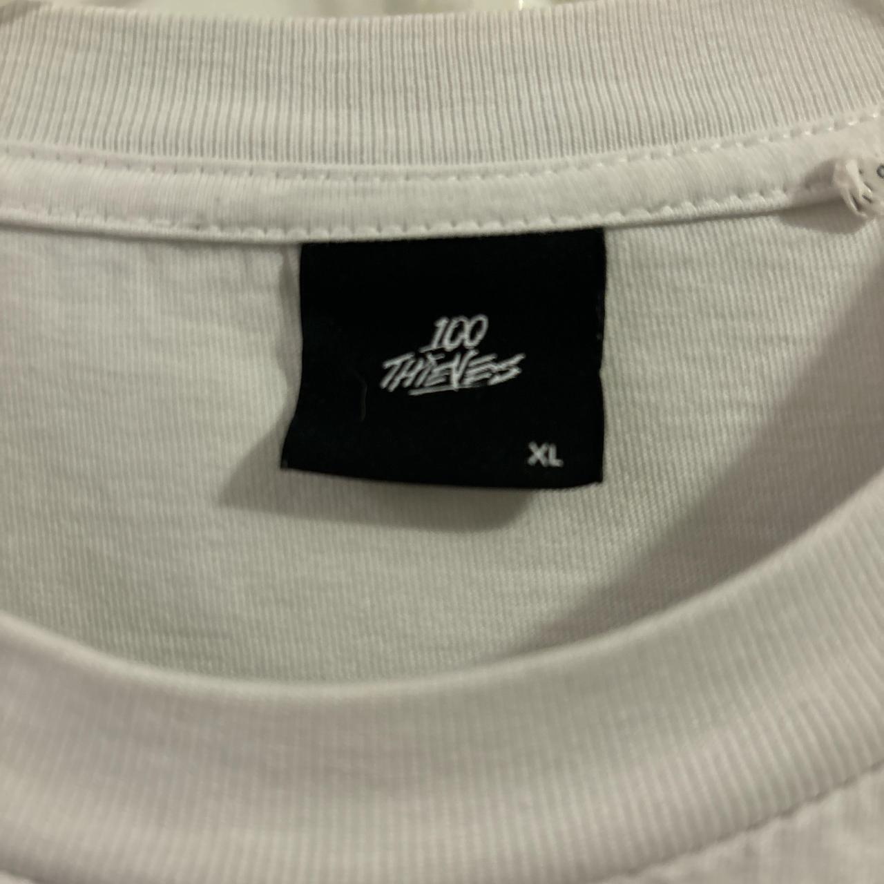 100 Thieves T shirt Numbers collection 8/10... - Depop