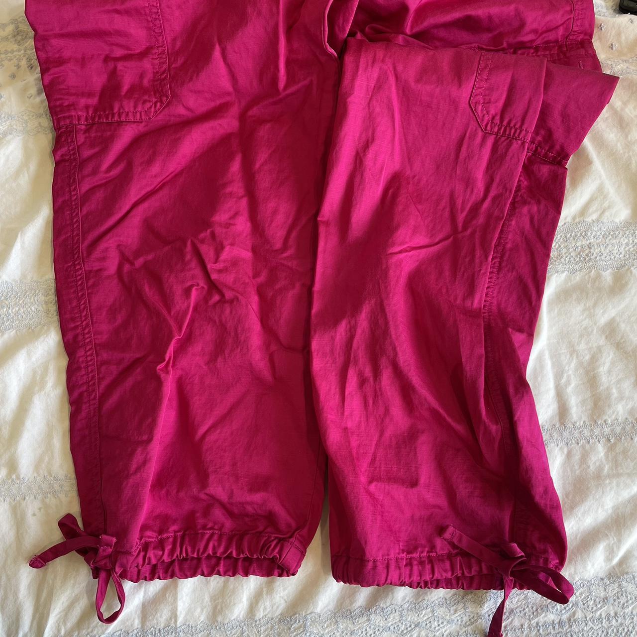 RALPH LAUREN PINK CARGO PANTS - size 4 ( swipe for... - Depop