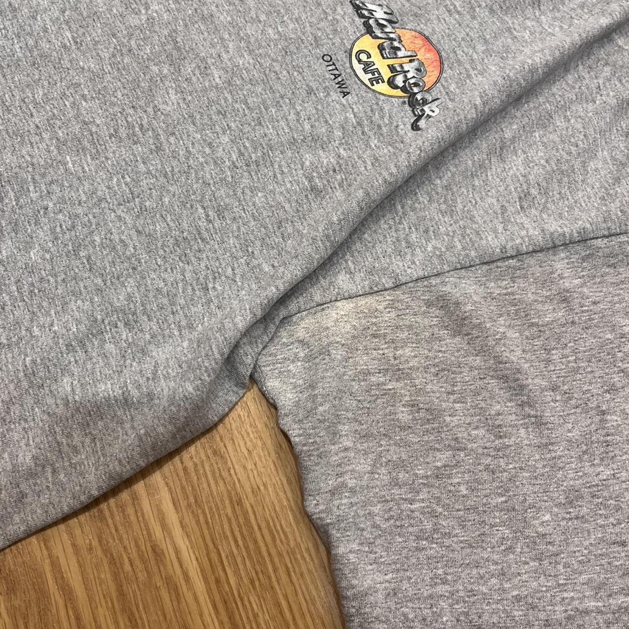 Hard Rock Cafe Ottawa Grey Tshirt Vintage hard rock... | Depop