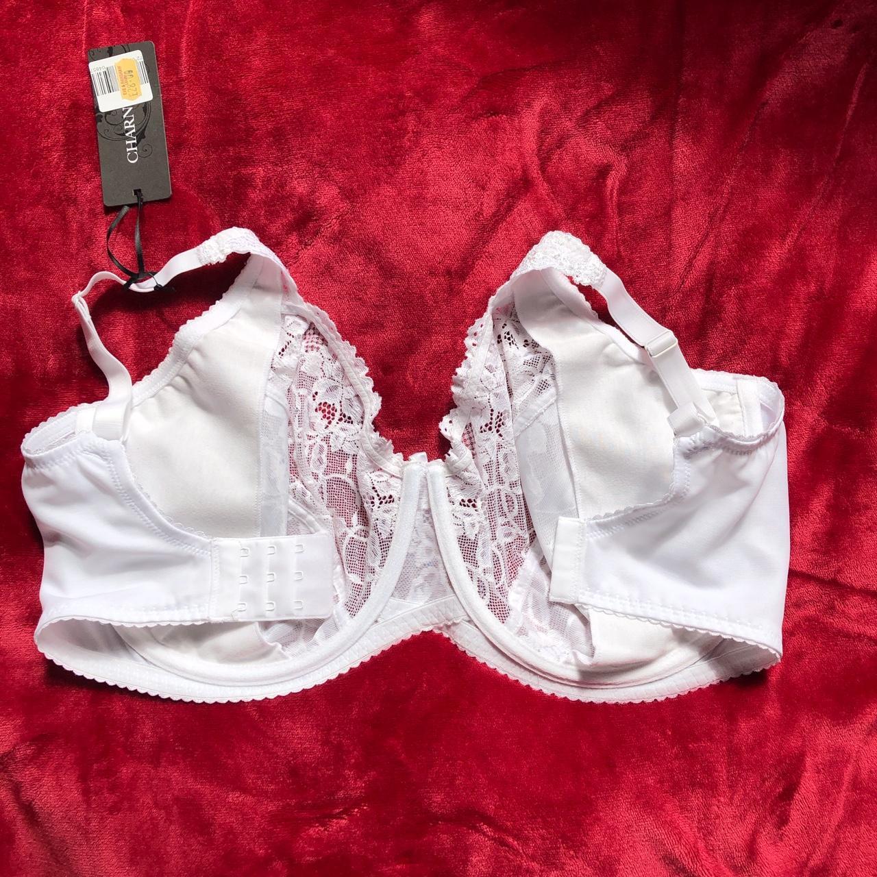 Underwired, Full Cup Lace Bra • 34G • Charnos... - Depop
