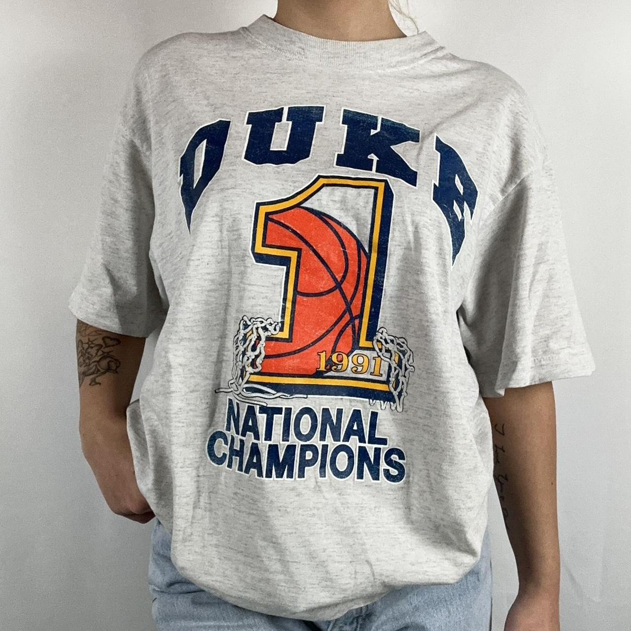 1991 Vintage Duke University basketball National... - Depop