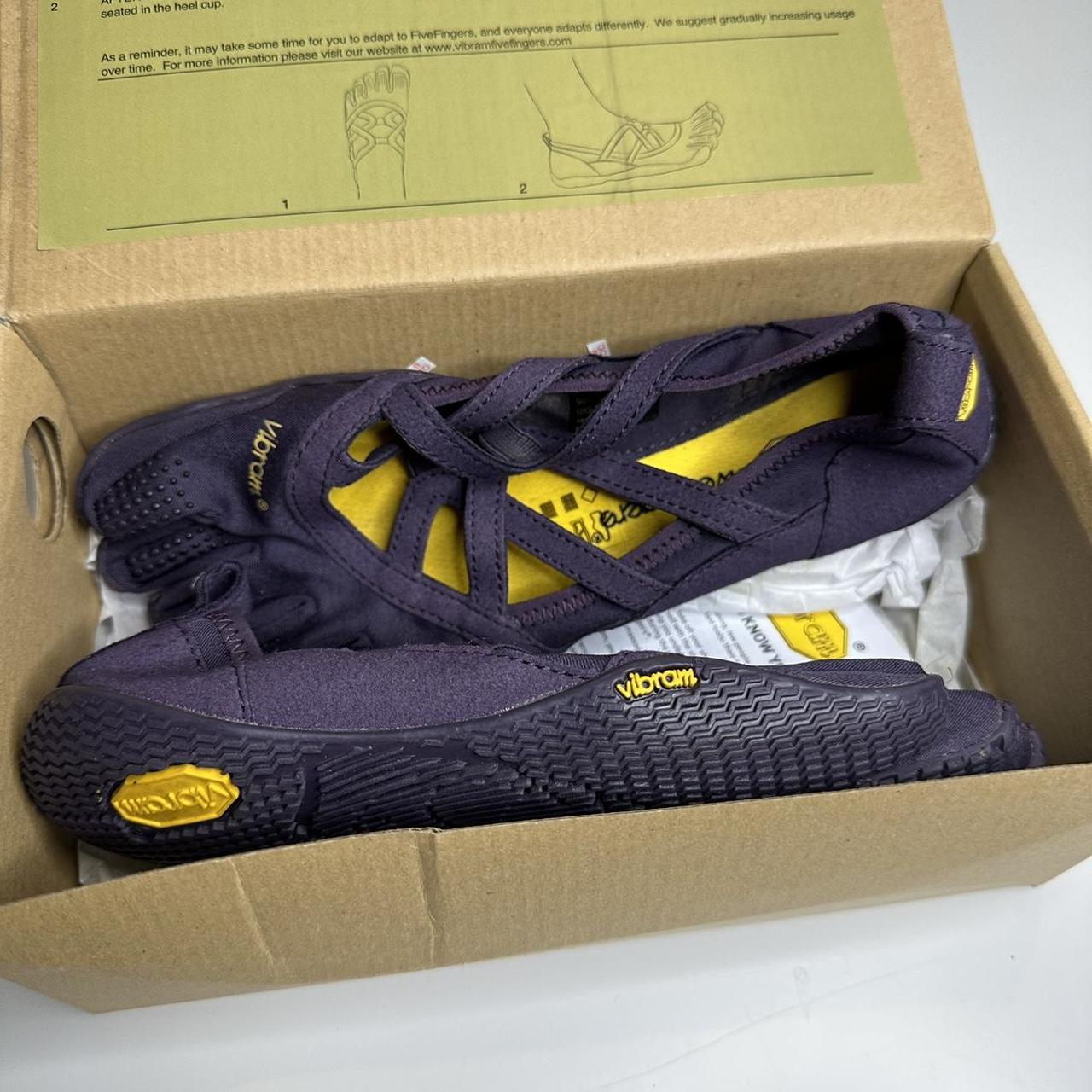 Vibram Alitza Loop 5 finger shoes in purple, worn... - Depop