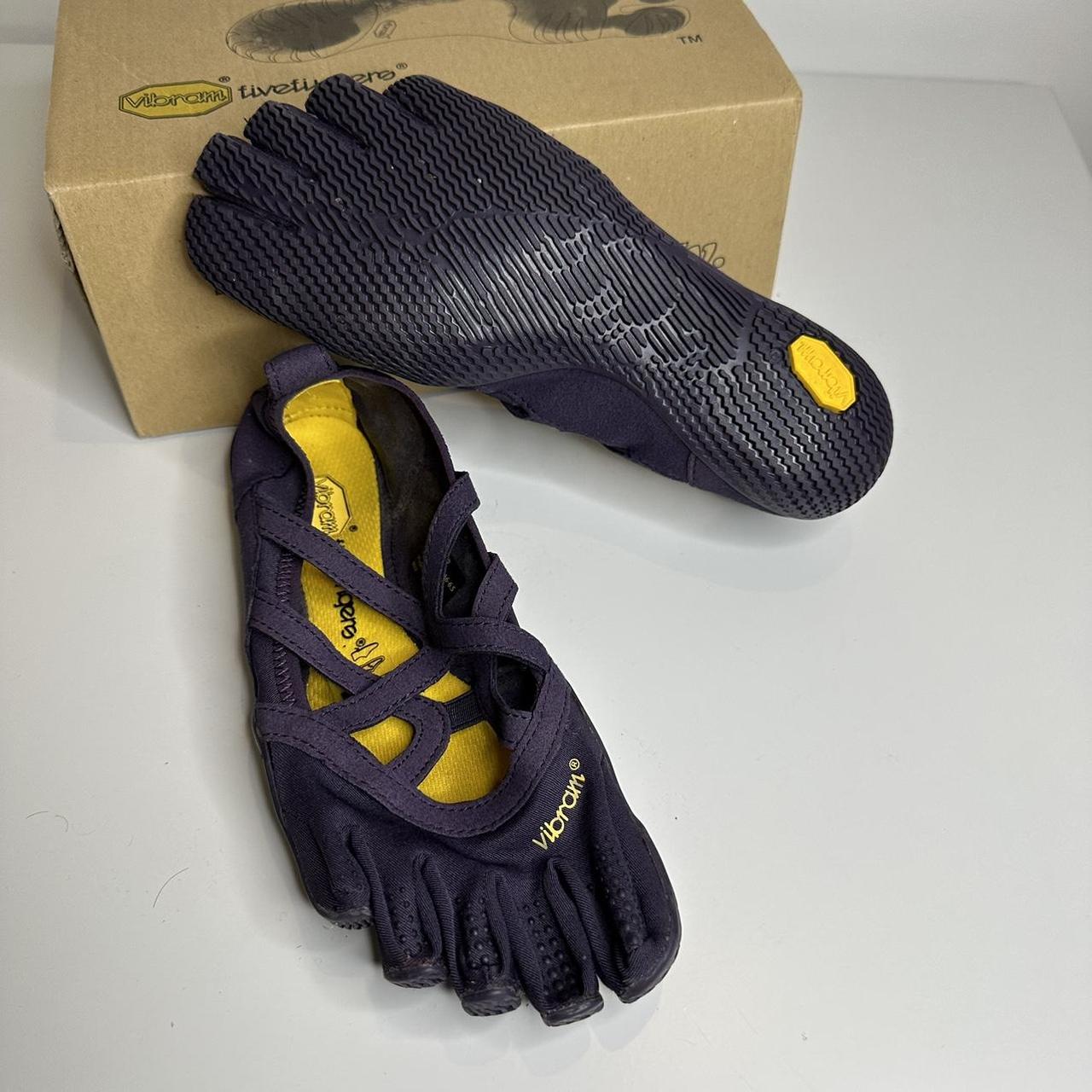 Vibram Alitza Loop 5 finger shoes in purple, worn... - Depop