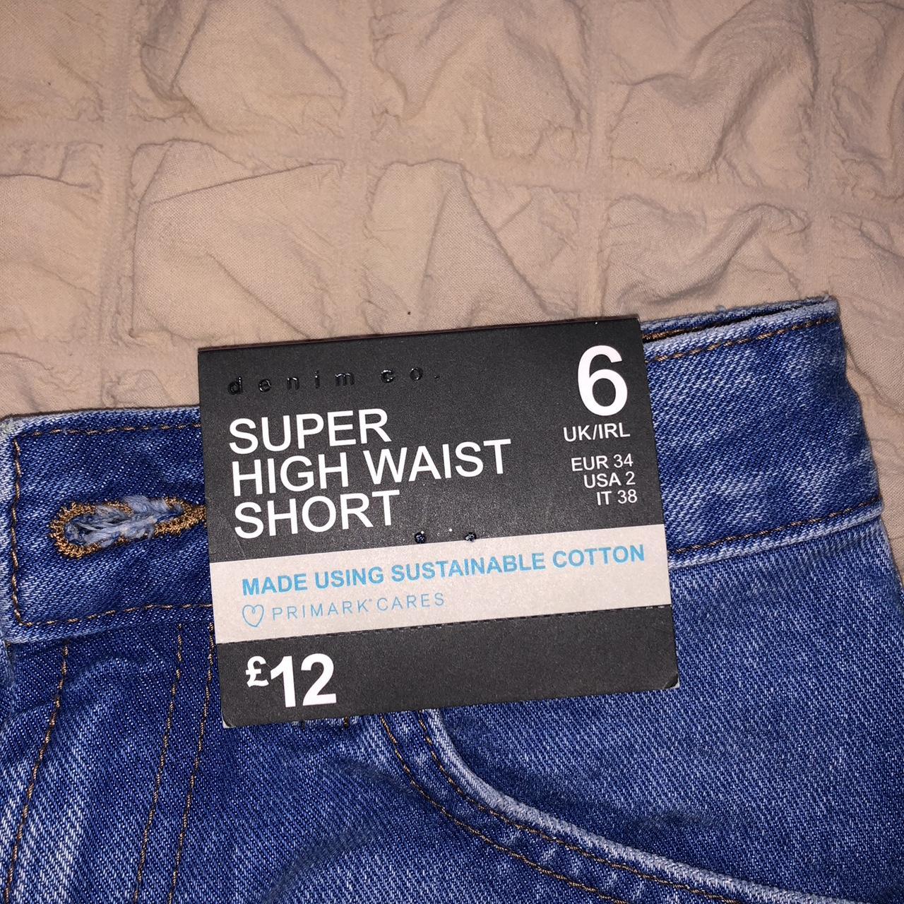 Brand new Primark denim shorts Super High Waisted... - Depop