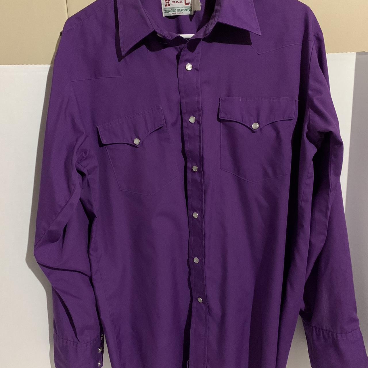 Vintage H Bar C Ranchwear Cowboy Western Shirt Pearl... - Depop