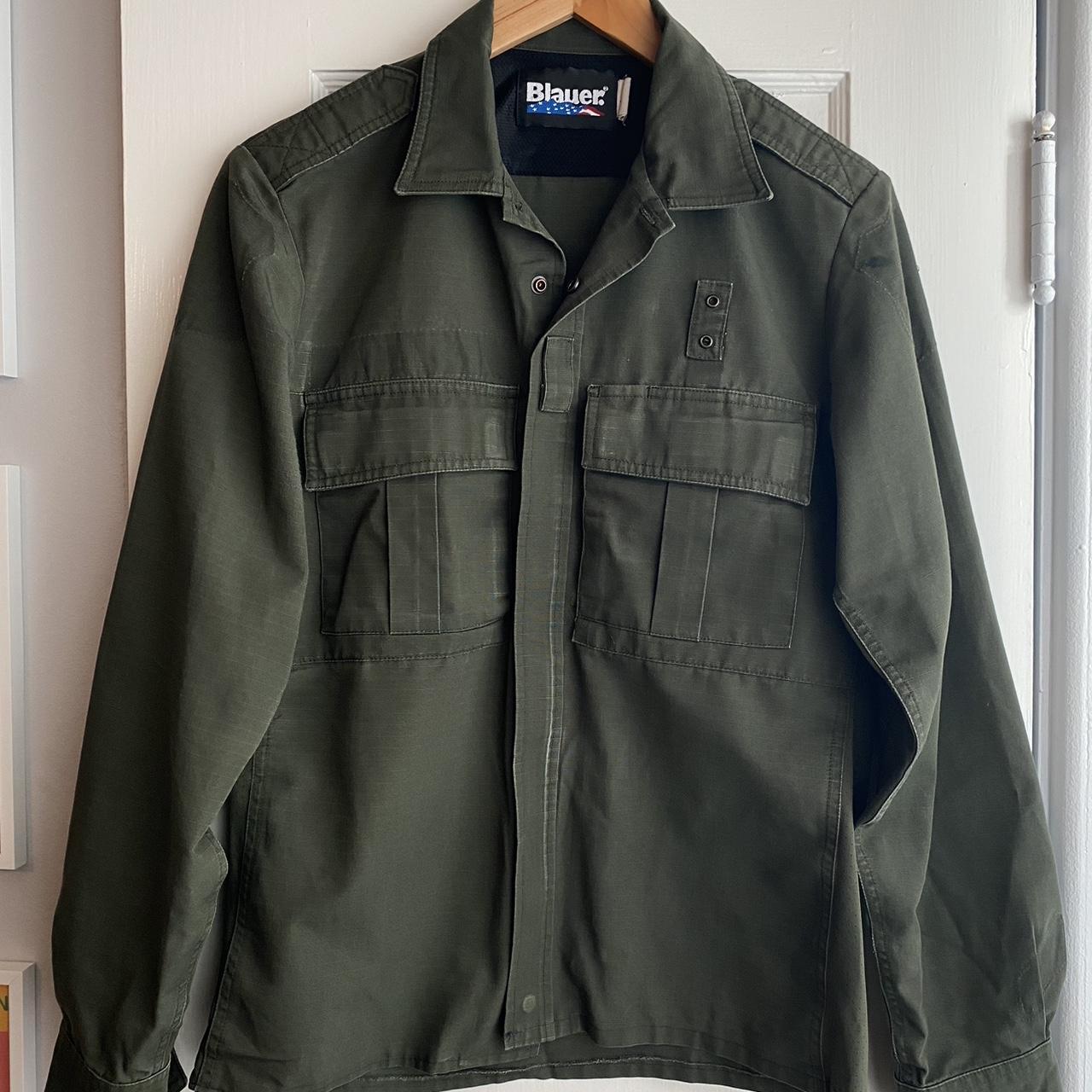 Park ranger military cargo pocket jacket. Great used... - Depop