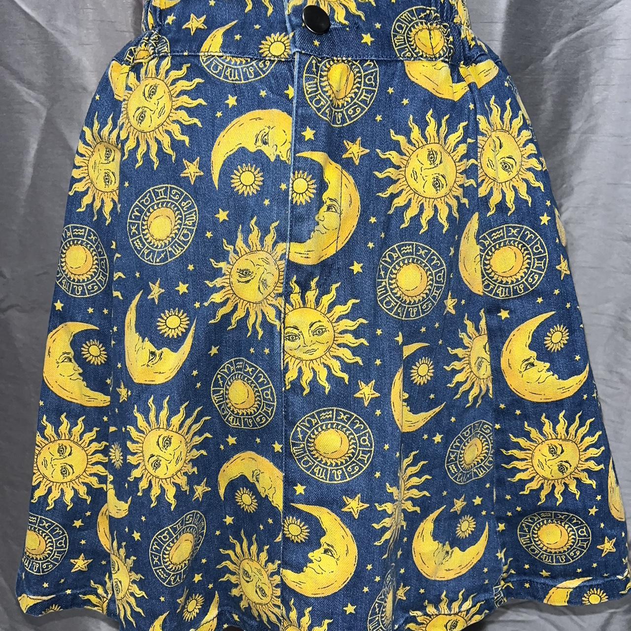 Dangerfield celestial pleated skirt in size 6 ... | Depop