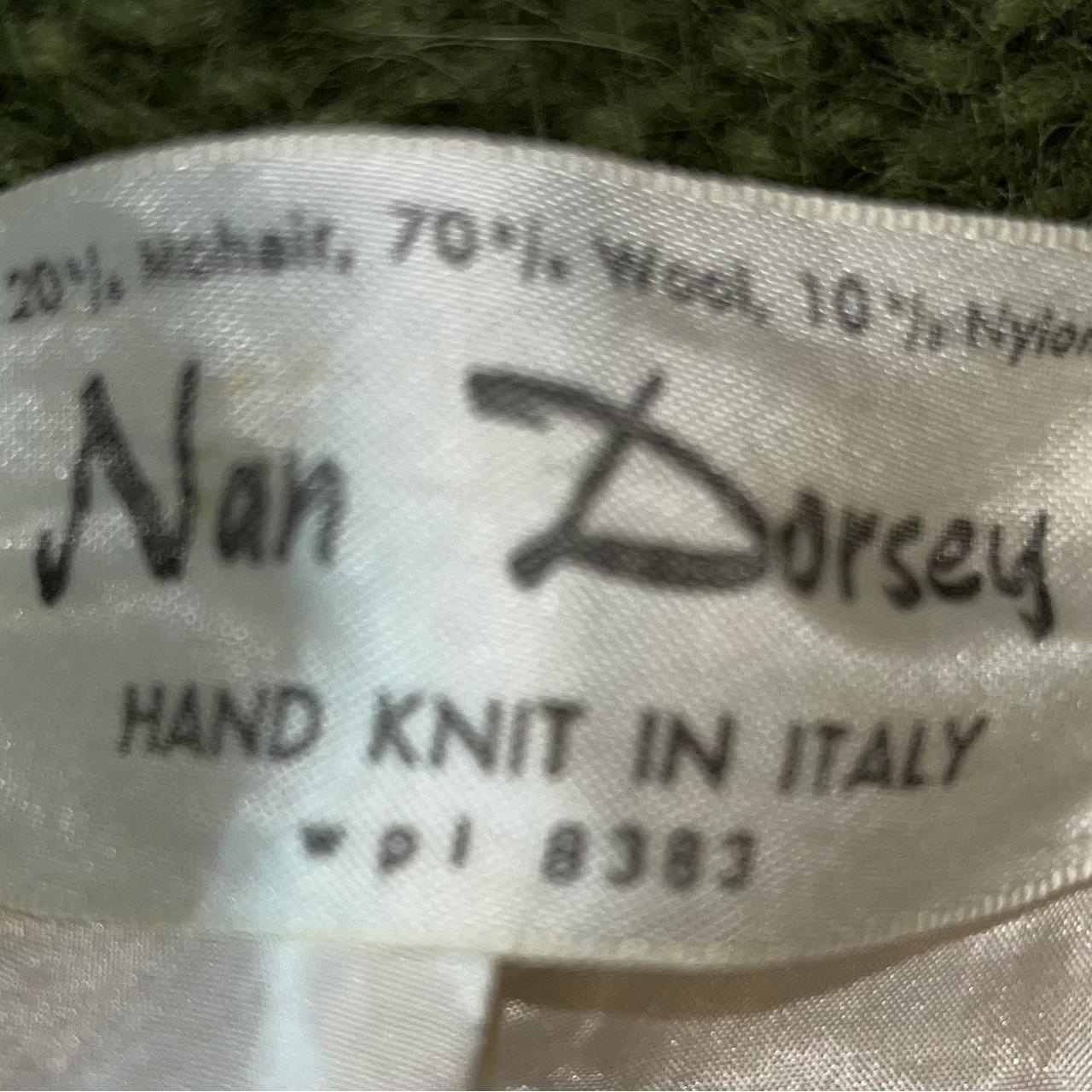 Vintage Nan Dorsey made in Italy cardigan sweater,... - Depop
