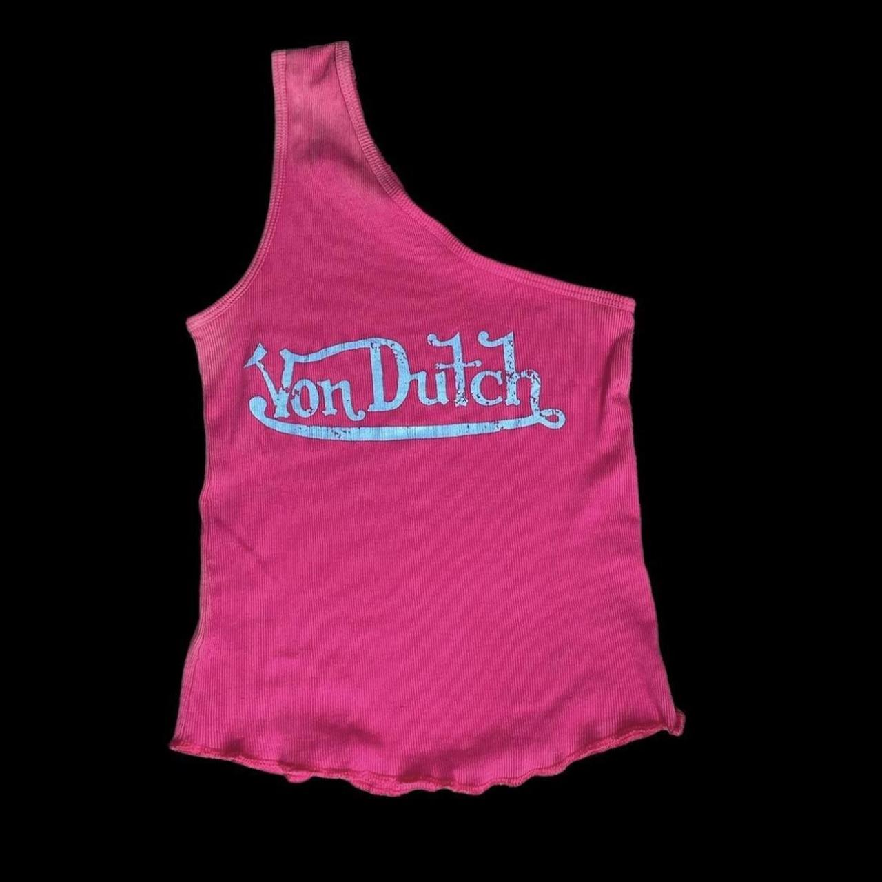 hot pink Von Dutch halter top 🎀 | Depop