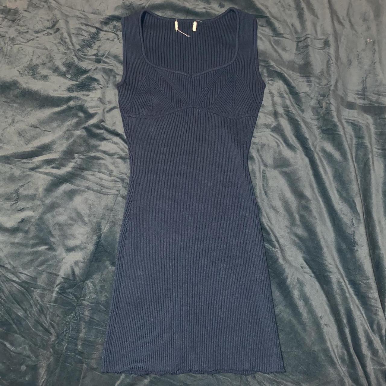 Teal blue mini bodycon dress See 3rd photo for... | Depop