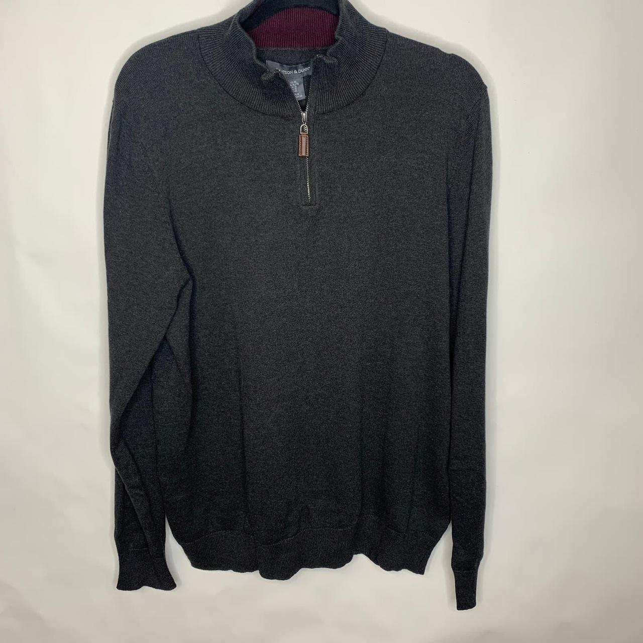 NWT Grayson & Dunn Gray 1/4 Quarter Zip Sz XL no... - Depop