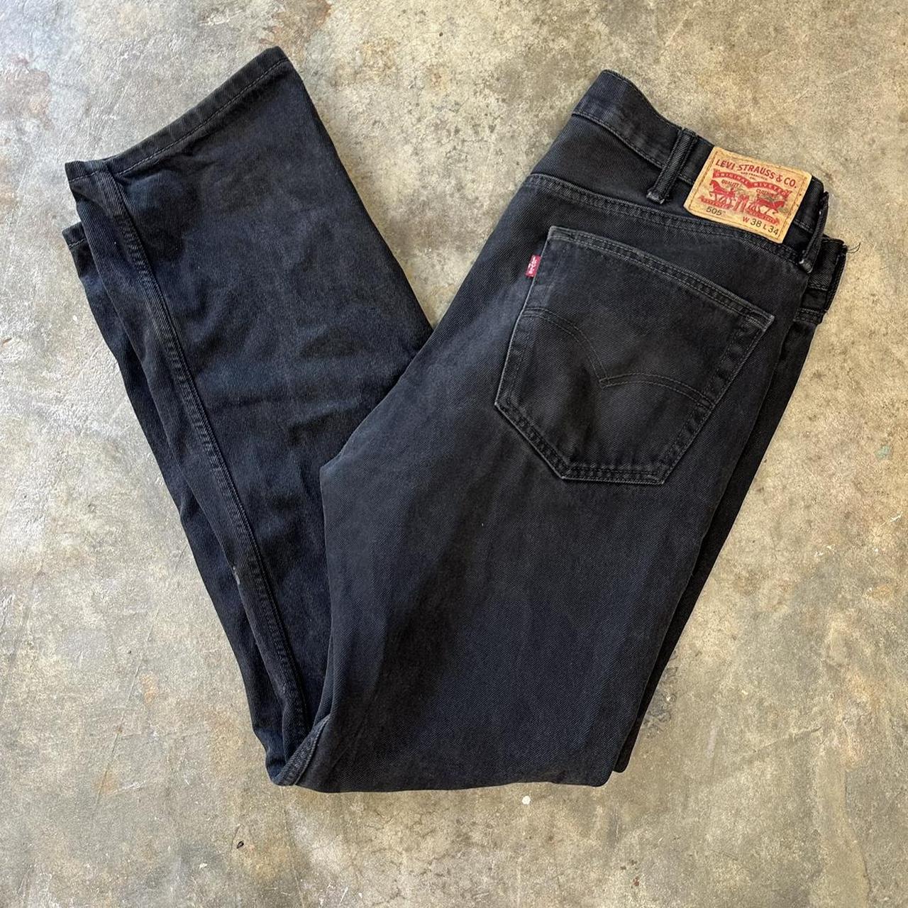 Levi's Men's Black Jeans | Depop