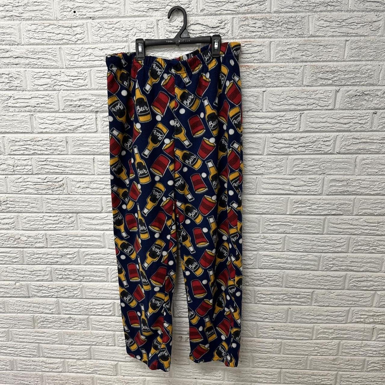 Vintage Beer Pajama Pants XL - Depop