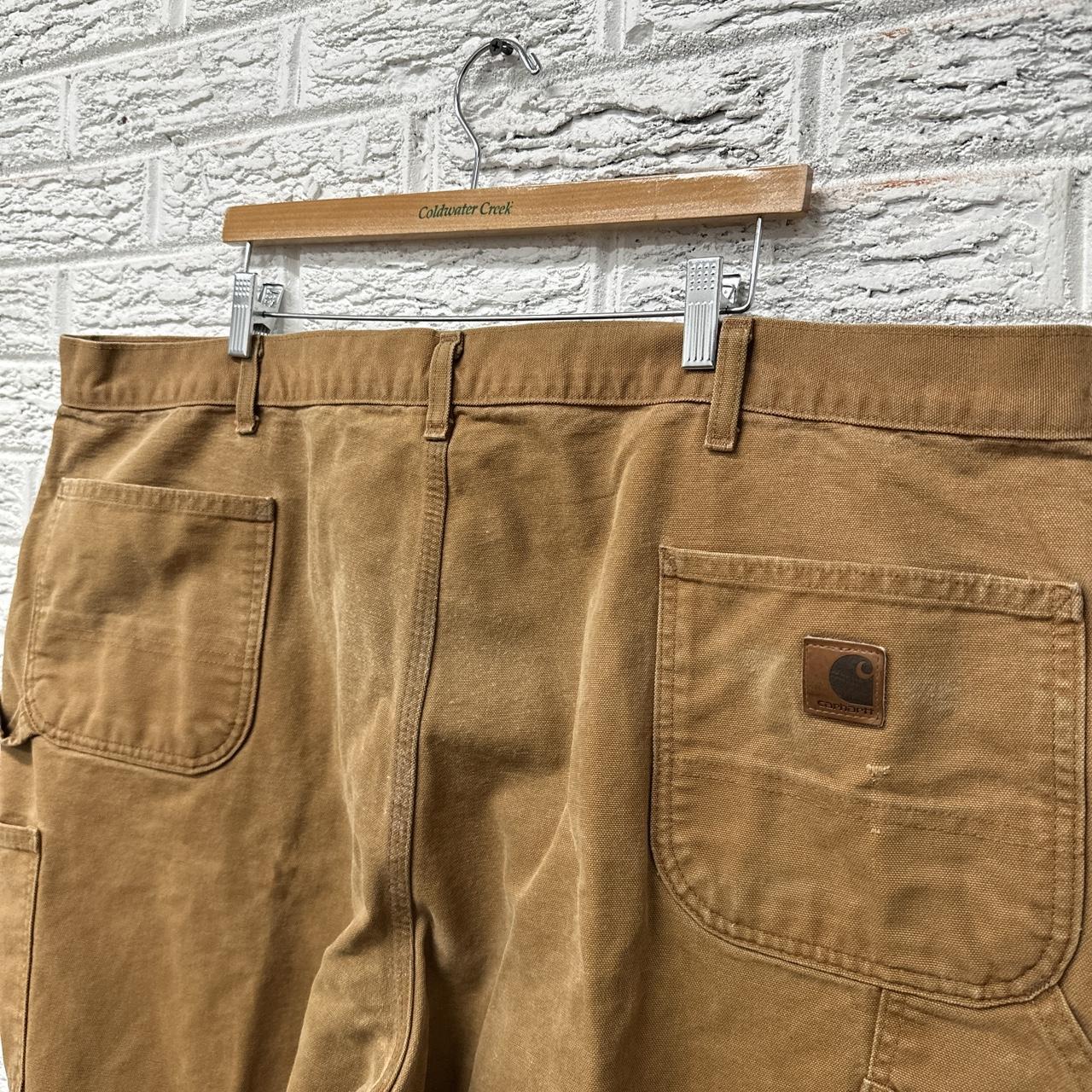Carhartt Tan Carpenter Pants 48x30 Workwear - Depop