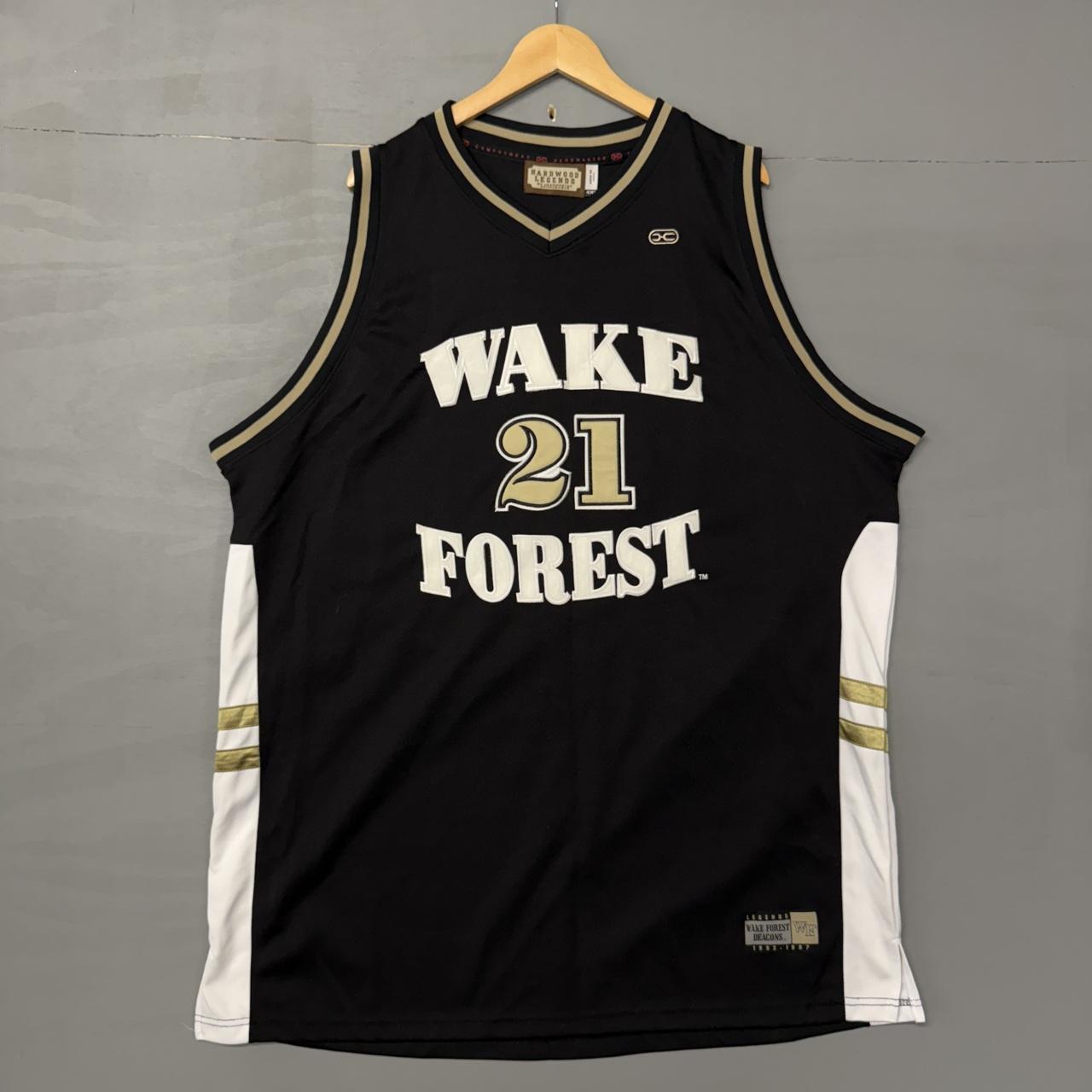 Vintage Tim Duncan Wake Forest Hardwood Legends... | Depop