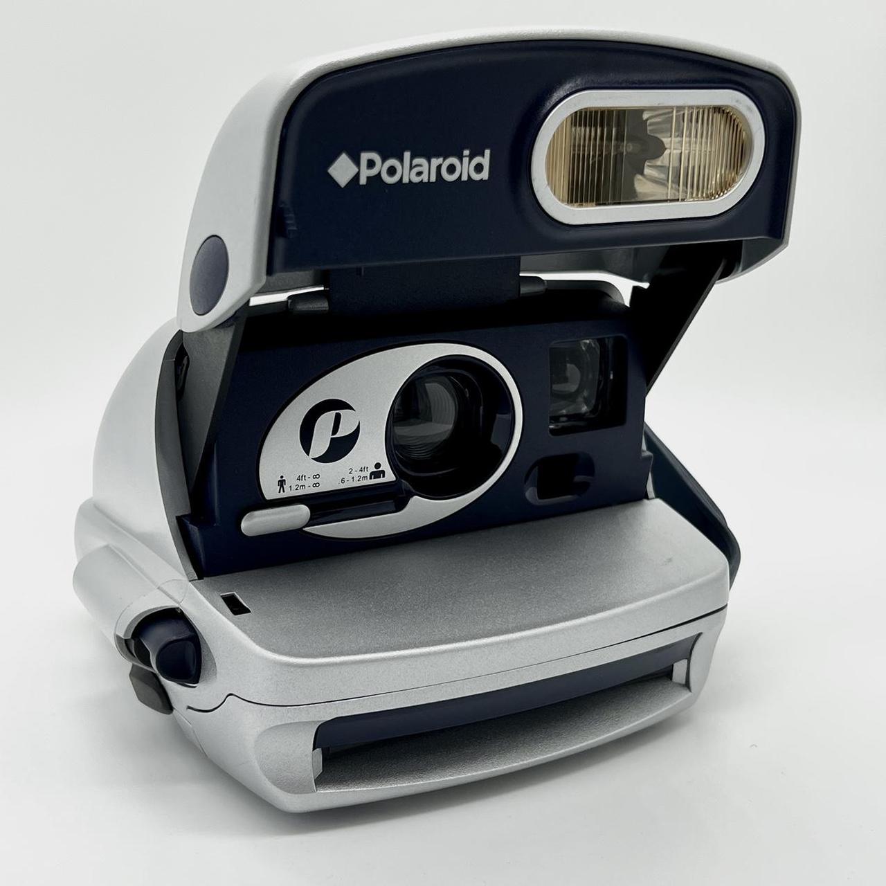 Polaroid Silver and Blue Cameras-and-accessories | Depop