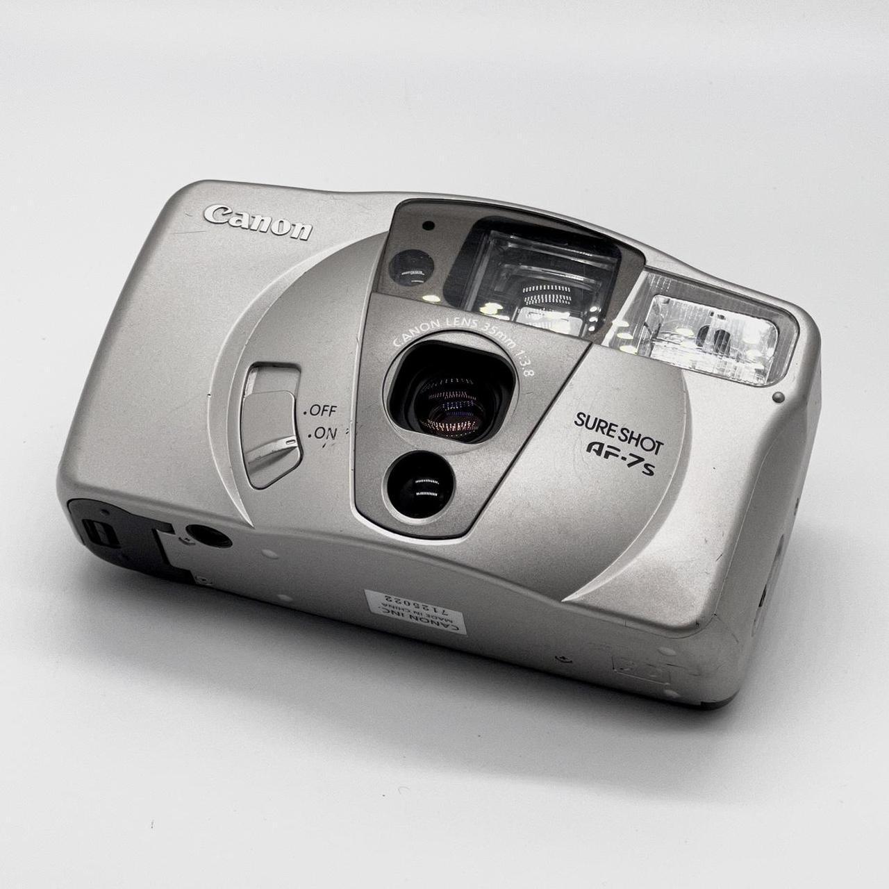 Canon Silver and Black Cameras-and-accessories | Depop