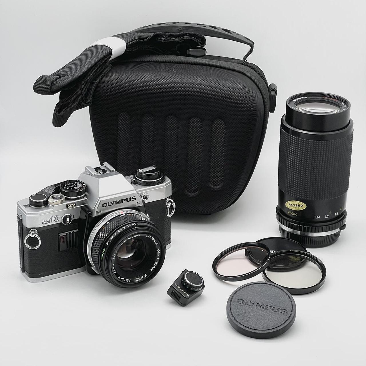 Olympus Silver and Black Cameras-and-accessories | Depop