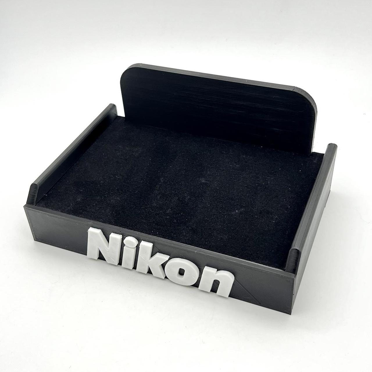 Nikon Camera Display Stand -Felt Finished Top -Fits... - Depop